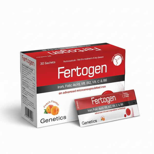Fertogen- Microencapsulated Iron Sachets I Genetics Wellness