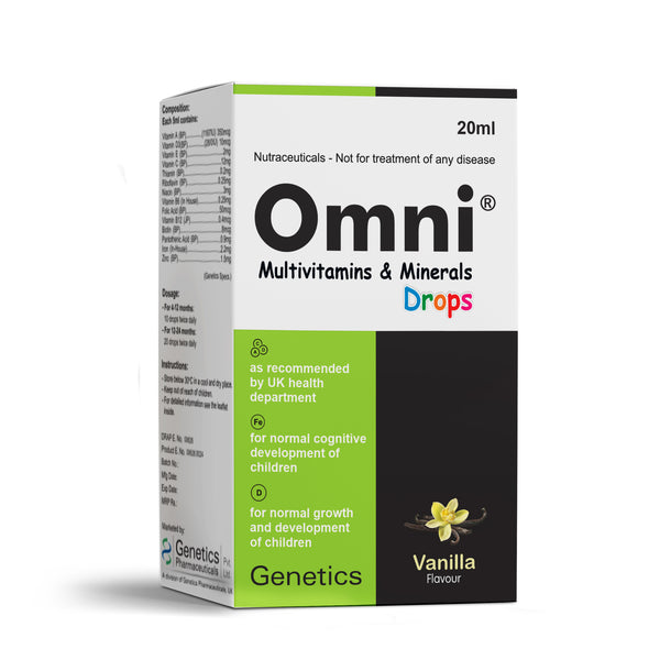 Omni MV Drops - Multivitamin Drops for Kids – Genetics Wellness