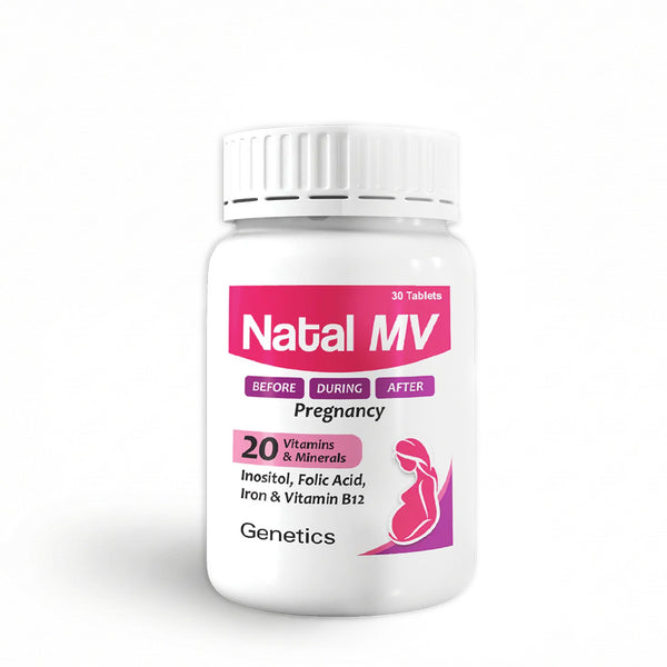 Natal MV Tablet - Complete Pregnancy Support | Genetics Wellness