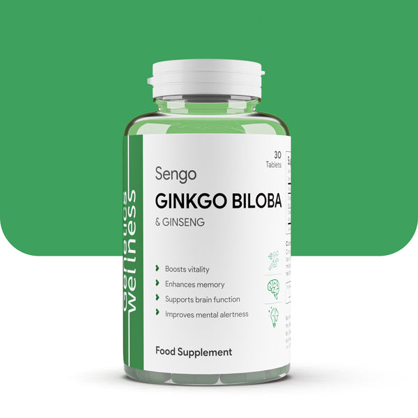 Sengo Tablets- Ginkgo Biloba and Ginseng – Genetics Wellness